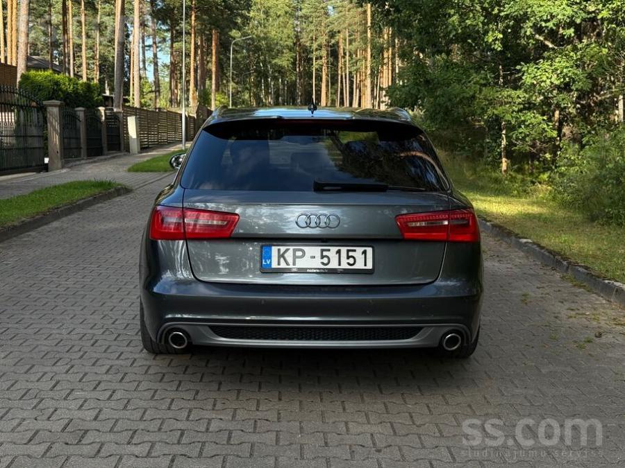 Grey Audi A6 2013 in Riga, with an engine capacity of 3.00 L and mileage of 265 thousand km for 12500 €, photo 6 on AUTOMOTO.COM.LV