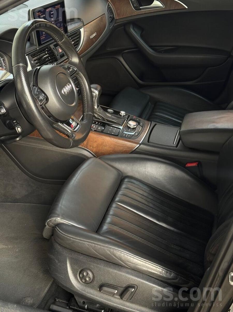 Grey Audi A6 2013 in Riga, with an engine capacity of 3.00 L and mileage of 265 thousand km for 12500 €, photo 8 on AUTOMOTO.COM.LV