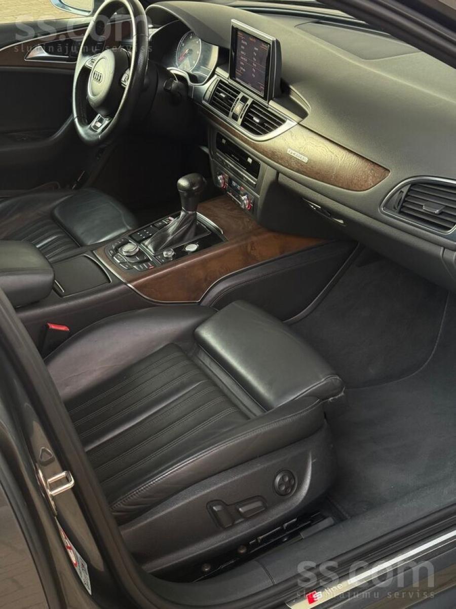 Grey Audi A6 2013 in Riga, with an engine capacity of 3.00 L and mileage of 265 thousand km for 12500 €, photo 9 on AUTOMOTO.COM.LV