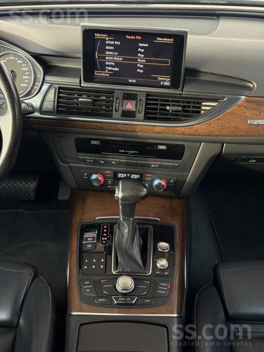 Grey Audi A6 2013 in Riga, with an engine capacity of 3.00 L and mileage of 265 thousand km for 12500 €, photo 13 on AUTOMOTO.COM.LV