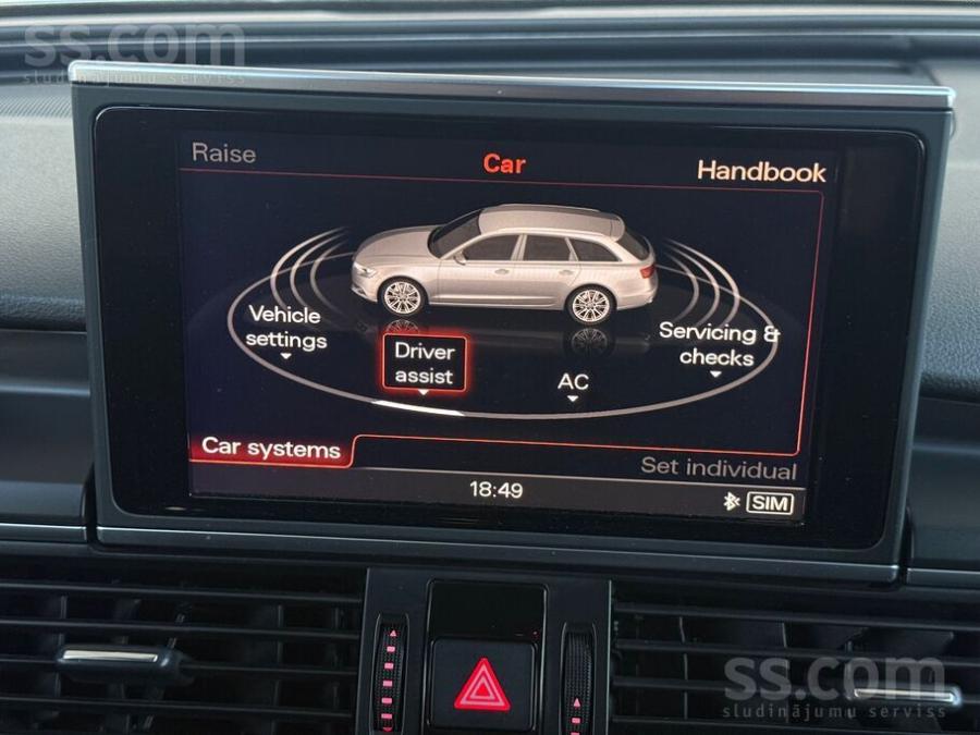 Grey Audi A6 2013 in Riga, with an engine capacity of 3.00 L and mileage of 265 thousand km for 12500 €, photo 24 on AUTOMOTO.COM.LV