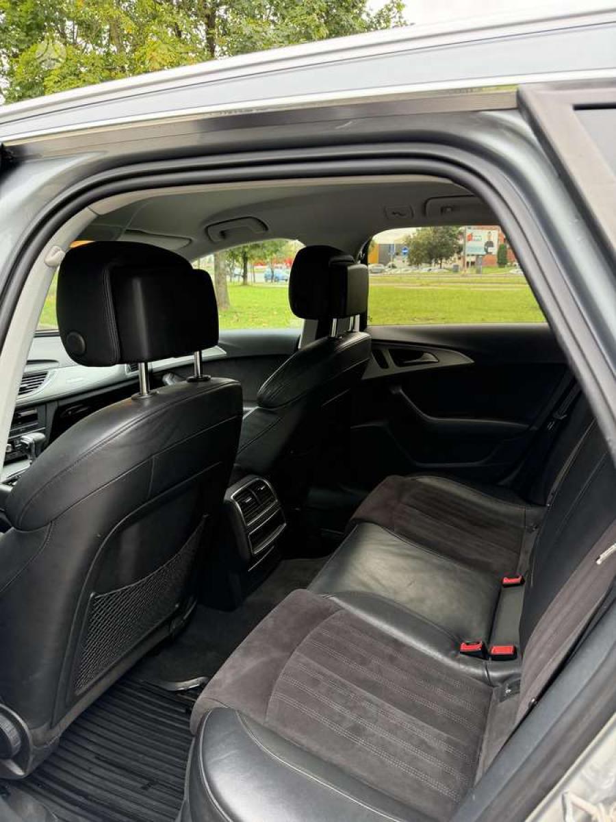 Pelēks Audi A6 2013 Viļņa, ar dzinēja tilpumu 3.00 L un nobraukumu 294 tūkst. km par 7400 €, foto 10 vietnē AUTOMOTO.COM.LV