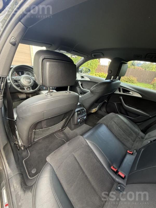 Audi A6 2013 Rīga vietnē Pelēks Audi A6 2013 Rīga, ar dzinēja tilpumu 3.00 L un nobraukumu 299 tūkst. km par 9300 €, foto 11 vietnē AUTOMOTO.COM.LV