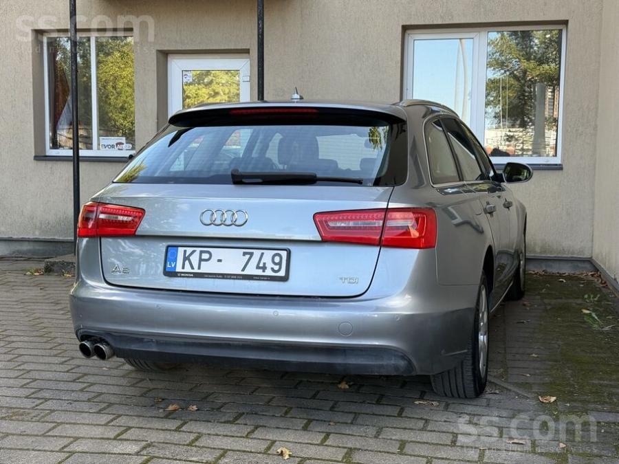 Grey Audi A6 2013 in Riga, with an engine capacity of 2.00 L and mileage of 0 thousand km for 5800 €, photo 5 on AUTOMOTO.COM.LV