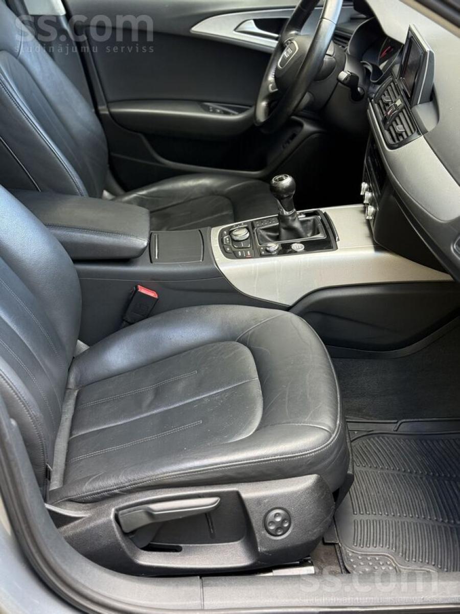Grey Audi A6 2013 in Riga, with an engine capacity of 2.00 L and mileage of 0 thousand km for 5800 €, photo 6 on AUTOMOTO.COM.LV