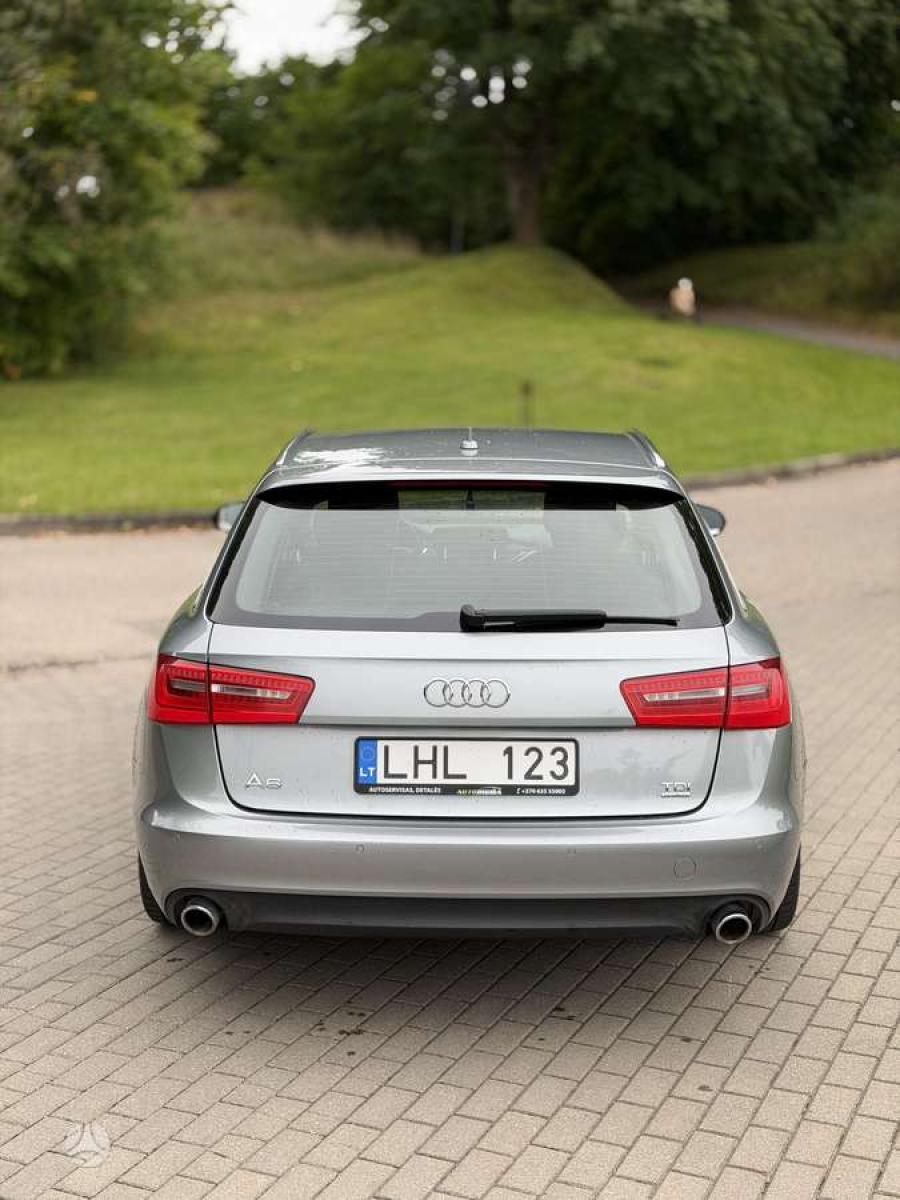 Grey Audi A6 2013 in Vilnius, with an engine capacity of 3.00 L and mileage of 293 thousand km for 6500 €, photo 7 on AUTOMOTO.COM.LV