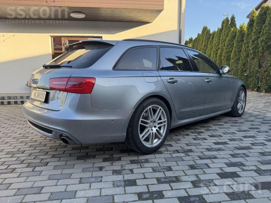 Grey Audi A6 2014 in Bauska, with an engine capacity of 3.00 L and mileage of 0 thousand km for 4850 €, photo 4 on AUTOMOTO.COM.LV