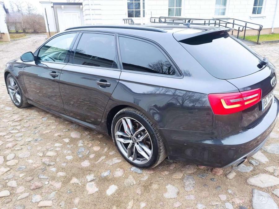 Grey Audi A6 2014 in Utena, with an engine capacity of 2.97 L and mileage of 256 thousand km for 10700 €, photo 3 on AUTOMOTO.COM.LV