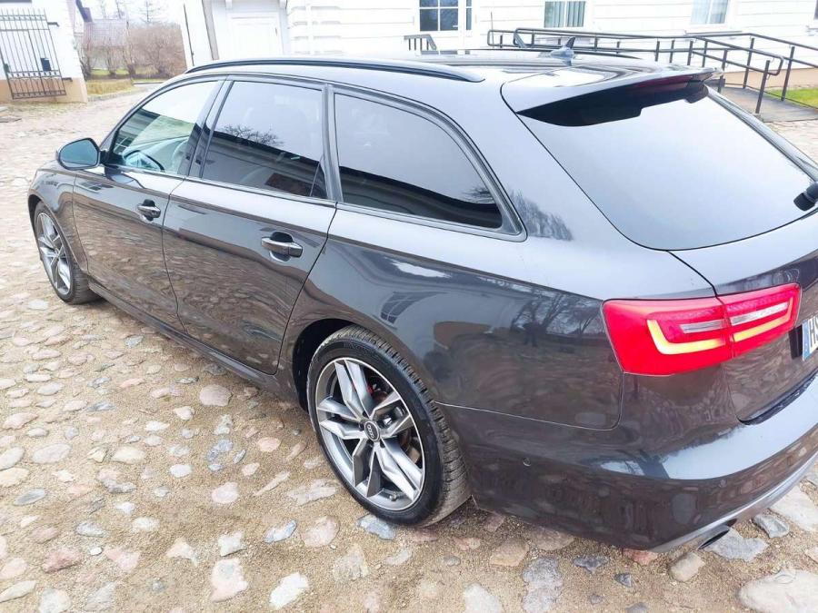 Grey Audi A6 2014 in Utena, with an engine capacity of 2.97 L and mileage of 256 thousand km for 10700 €, photo 4 on AUTOMOTO.COM.LV