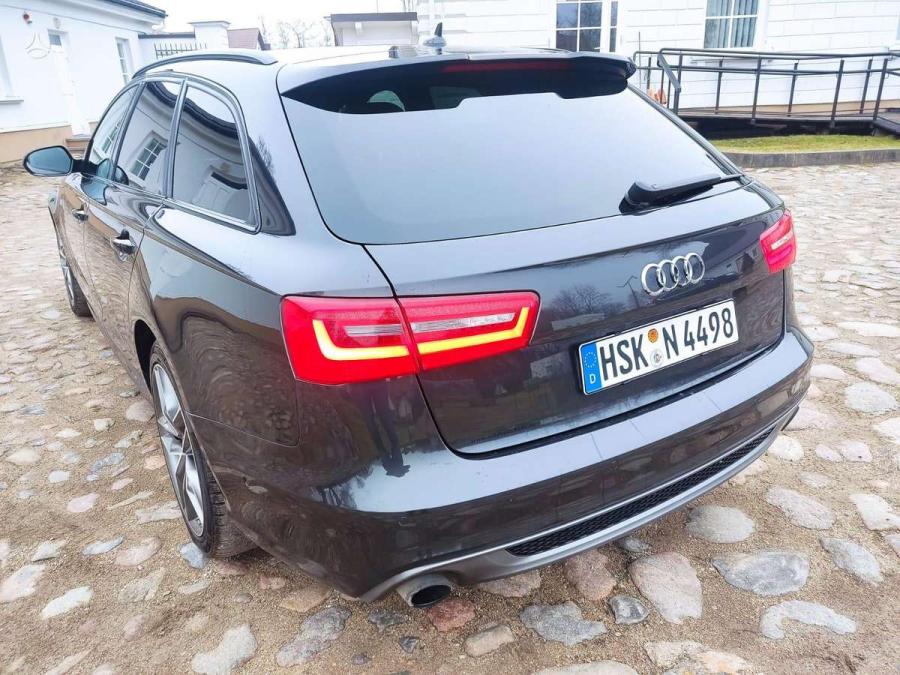 Grey Audi A6 2014 in Utena, with an engine capacity of 2.97 L and mileage of 256 thousand km for 10700 €, photo 12 on AUTOMOTO.COM.LV