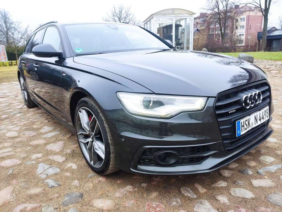 Grey Audi A6 2014 in Utena, with an engine capacity of 2.97 L and mileage of 256 thousand km for 10700 €, photo 13 on AUTOMOTO.COM.LV