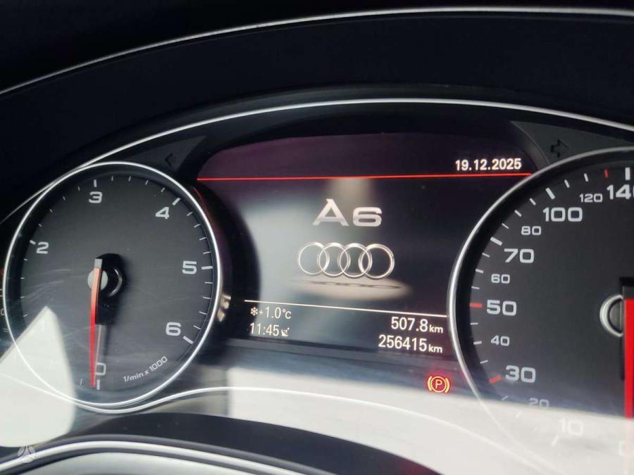 Grey Audi A6 2014 in Utena, with an engine capacity of 2.97 L and mileage of 256 thousand km for 10700 €, photo 14 on AUTOMOTO.COM.LV