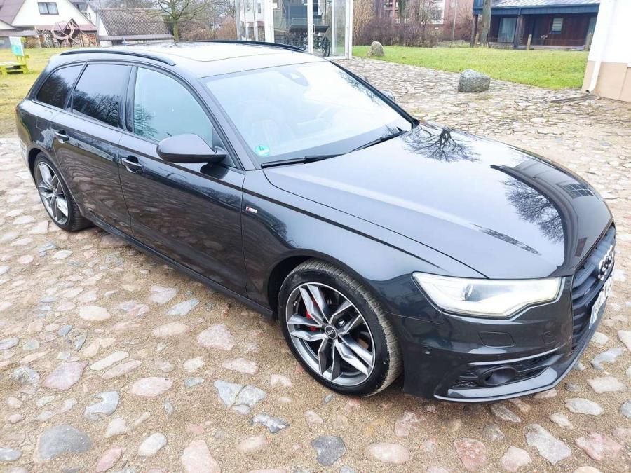 Grey Audi A6 2014 in Utena, with an engine capacity of 2.97 L and mileage of 256 thousand km for 10700 €, photo 33 on AUTOMOTO.COM.LV