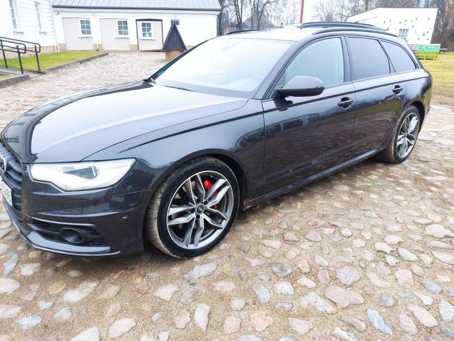 Grey Audi A6 2014 in Utena, with an engine capacity of 2.97 L and mileage of 256 thousand km for 10700 €, photo 39 on AUTOMOTO.COM.LV