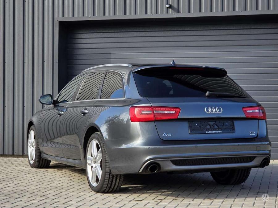 Grey Audi A6 2014 in Kaunas, with an engine capacity of 3.00 L and mileage of 300 thousand km for 12750 €, photo 6 on AUTOMOTO.COM.LV