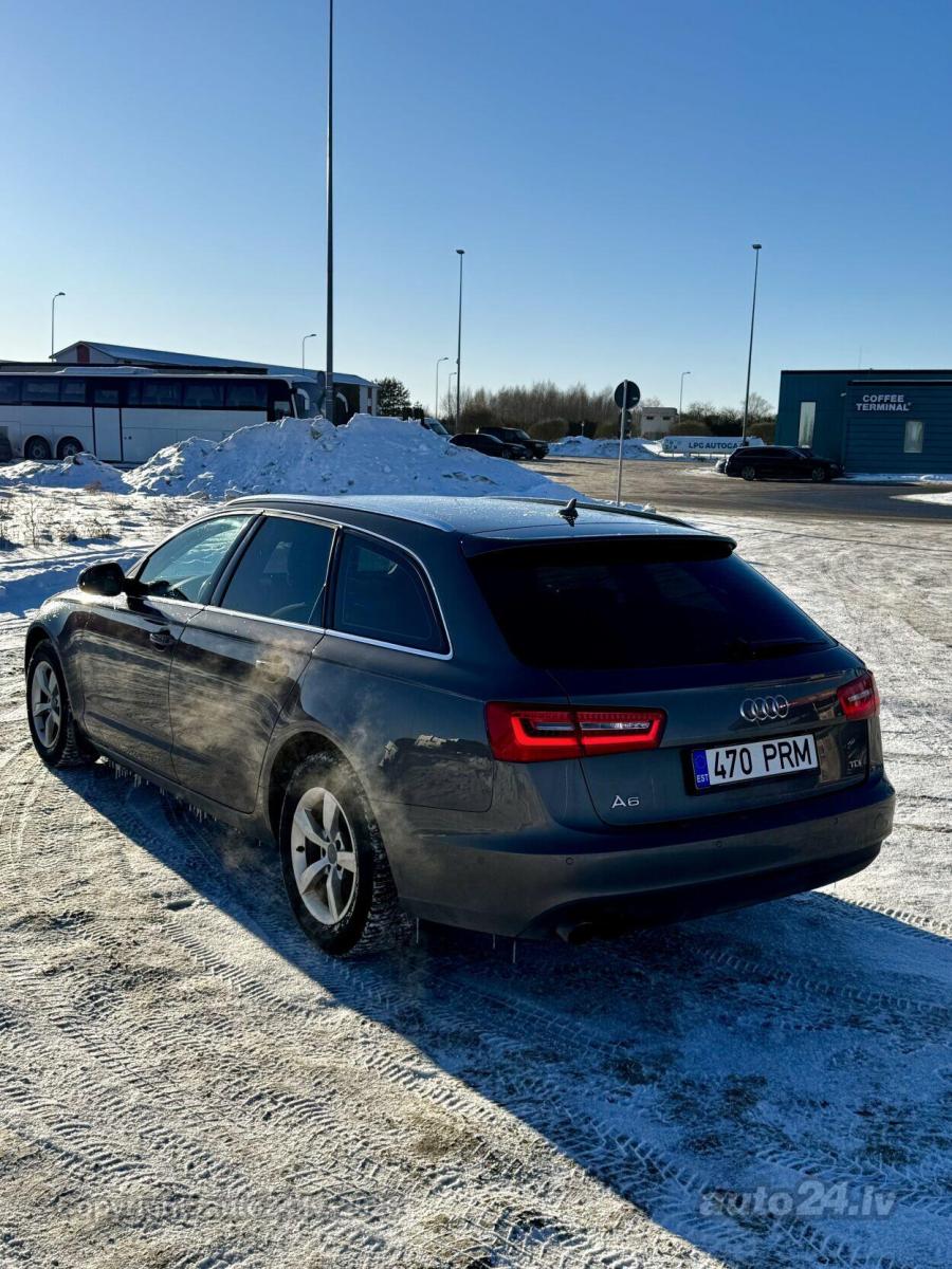 Grey Audi A6 2014 in Tallinn, with an engine capacity of 2.00 L and mileage of 347 thousand km for 9500 €, photo 2 on AUTOMOTO.COM.LV