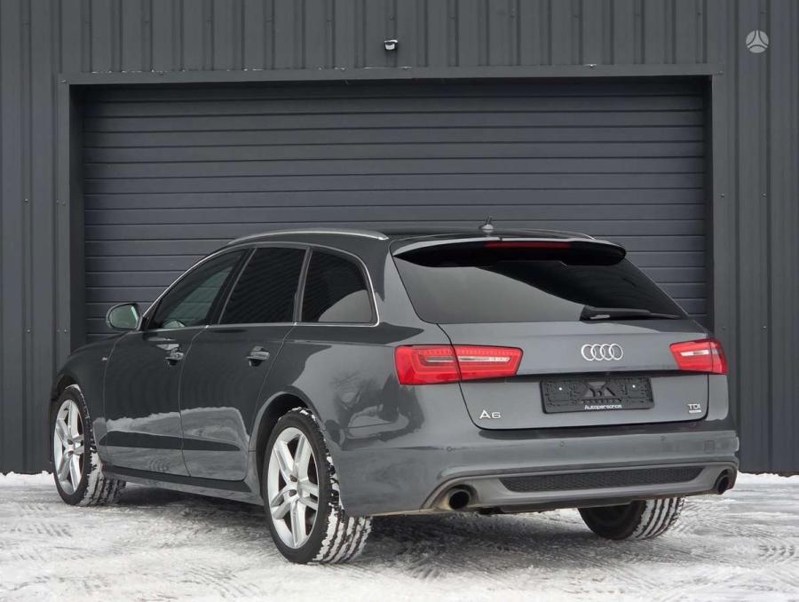 Pelēks Audi A6 2014 Kauņa, ar dzinēja tilpumu 3.00 L un nobraukumu 300 tūkst. km par 12750 €, foto 3 vietnē AUTOMOTO.COM.LV