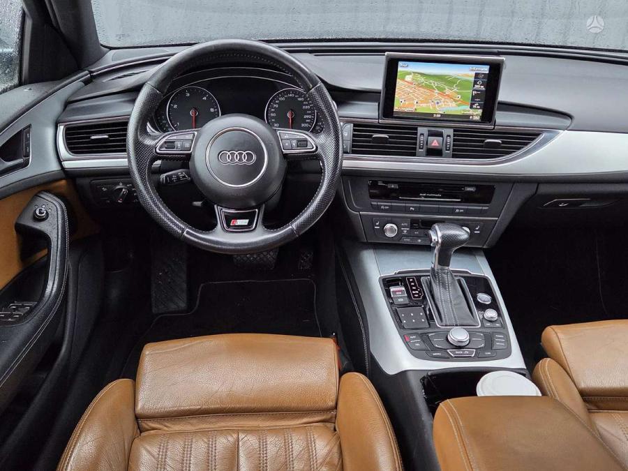 Pelēks Audi A6 2014 Kauņa, ar dzinēja tilpumu 2.00 L un nobraukumu 300 tūkst. km par 11990 €, foto 15 vietnē AUTOMOTO.COM.LV