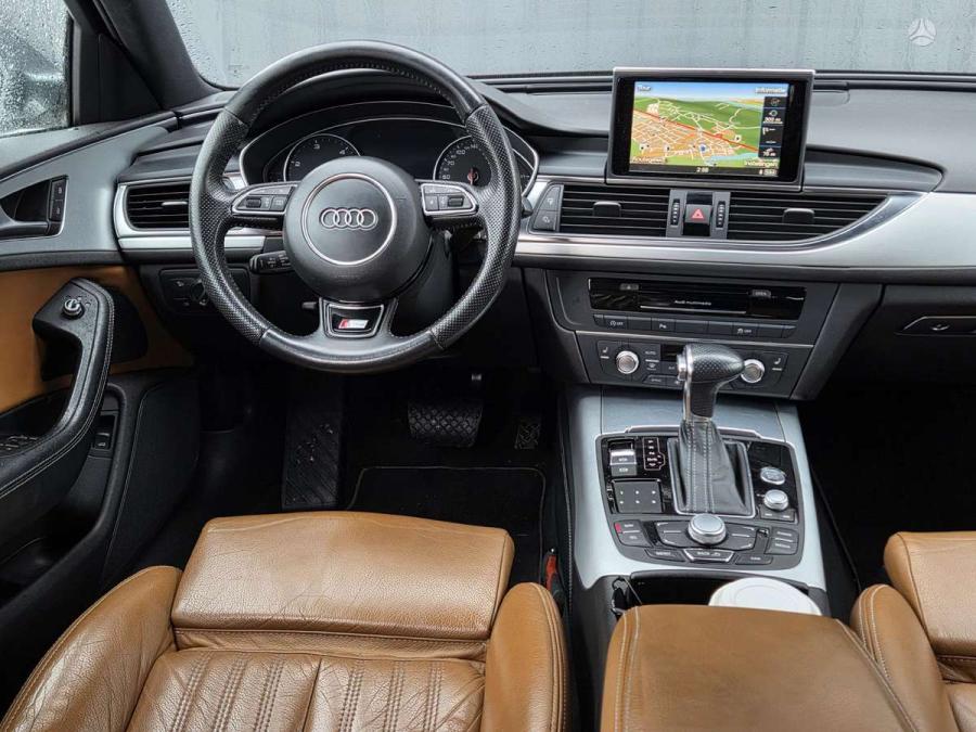 Pelēks Audi A6 2014 Kauņa, ar dzinēja tilpumu 2.00 L un nobraukumu 300 tūkst. km par 11990 €, foto 19 vietnē AUTOMOTO.COM.LV