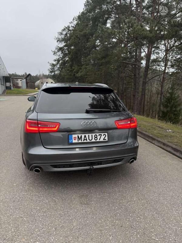 Pelēks Audi A6 2014 Viļņa, ar dzinēja tilpumu 2.97 L un nobraukumu 271 tūkst. km par 15700 €, foto 3 vietnē AUTOMOTO.COM.LV