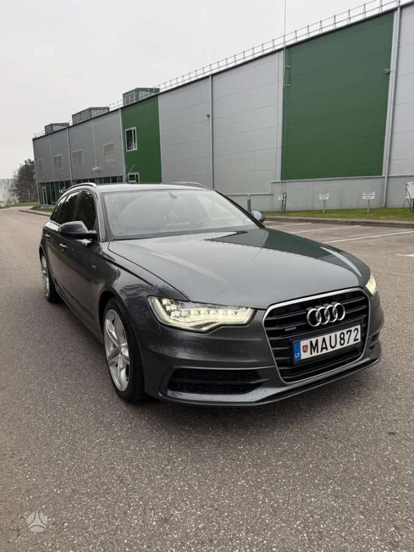 Pelēks Audi A6 2014 Viļņa, ar dzinēja tilpumu 2.97 L un nobraukumu 271 tūkst. km par 15700 €, foto 7 vietnē AUTOMOTO.COM.LV