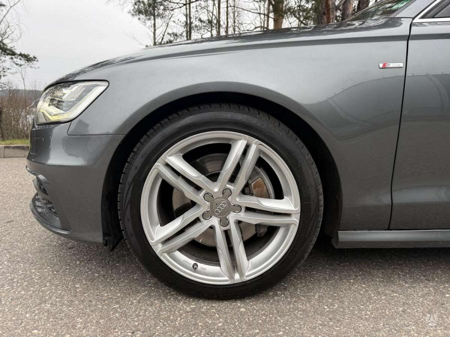 Grey Audi A6 2014 in Vilnius, with an engine capacity of 2.97 L and mileage of 271 thousand km for 15700 €, photo 22 on AUTOMOTO.COM.LV