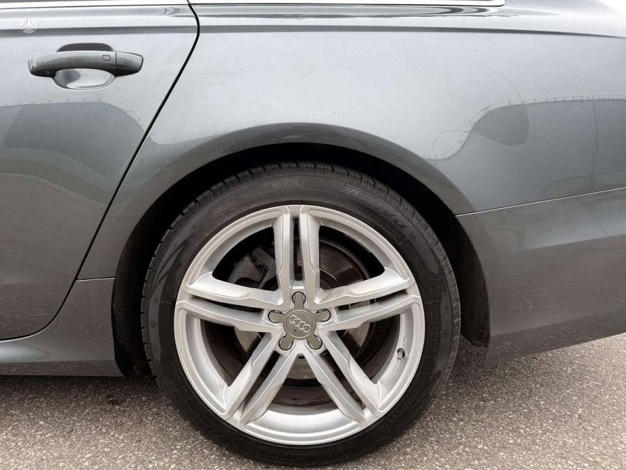 Grey Audi A6 2014 in Vilnius, with an engine capacity of 2.97 L and mileage of 271 thousand km for 15700 €, photo 23 on AUTOMOTO.COM.LV