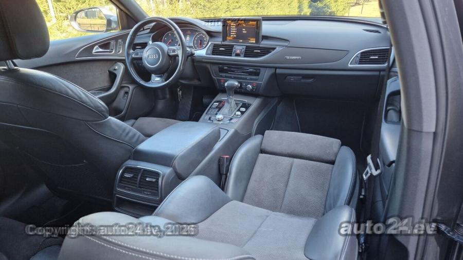Grey Audi A6 2014 in Tallinn, with an engine capacity of 3.00 L and mileage of 259 thousand km for 15490 €, photo 8 on AUTOMOTO.COM.LV