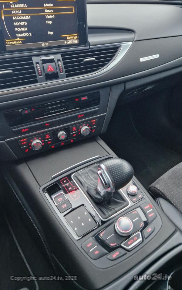 Grey Audi A6 2014 in Tallinn, with an engine capacity of 3.00 L and mileage of 259 thousand km for 15490 €, photo 10 on AUTOMOTO.COM.LV