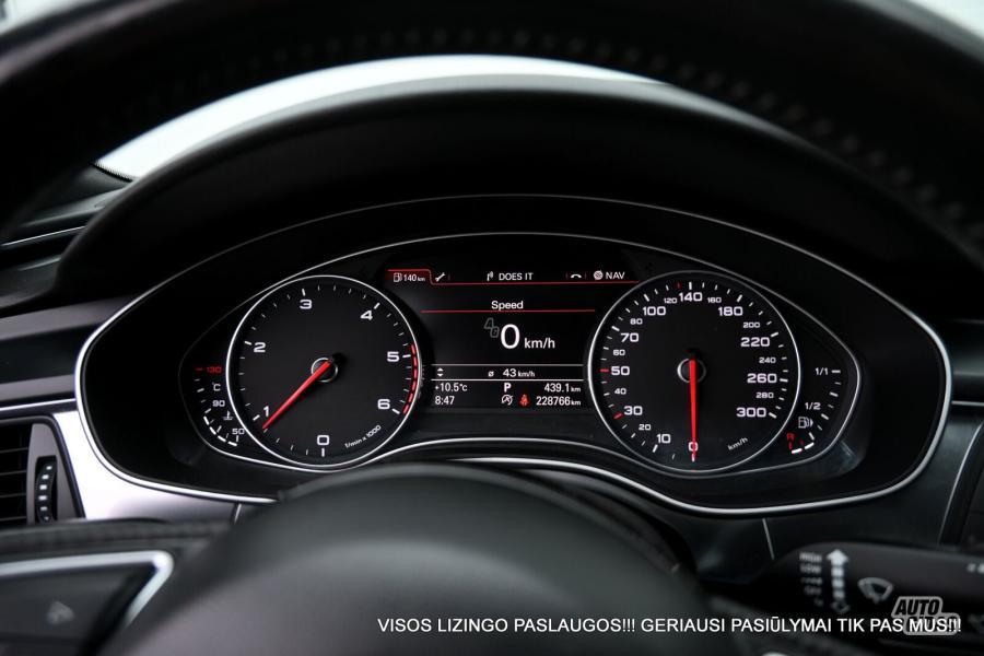 Pelēks Audi A6 2014 Kretinga, ar dzinēja tilpumu 2.00 L un nobraukumu 229 tūkst. km par 13999 €, foto 37 vietnē AUTOMOTO.COM.LV