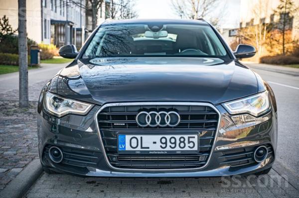 Grey Audi A6 2014 in Riga, with an engine capacity of 3.00 L and mileage of 0 thousand km for 8990 €, photo 2 on AUTOMOTO.COM.LV