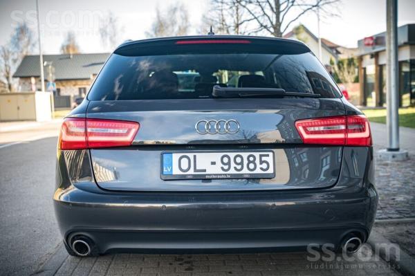 Grey Audi A6 2014 in Riga, with an engine capacity of 3.00 L and mileage of 297 thousand km for 8990 €, photo 5 on AUTOMOTO.COM.LV
