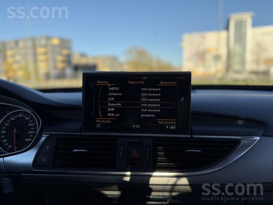 Grey Audi A6 2014 in Riga, with an engine capacity of 3.00 L and mileage of 335 thousand km for 11700 €, photo 25 on AUTOMOTO.COM.LV