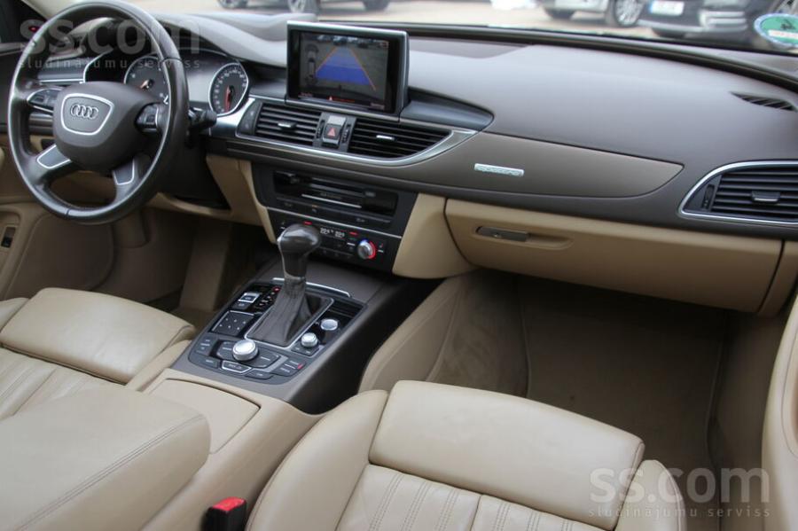 Grey Audi A6 2014 in Tukums, with an engine capacity of 3.00 L and mileage of 350 thousand km for 11500 €, photo 6 on AUTOMOTO.COM.LV