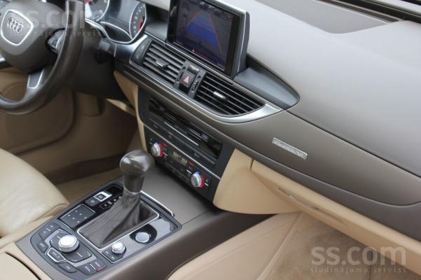 Серый Ауди А6 2014 в Тукумс, объемом двигателя 3.00 л и пробегом 350 тыс. км за 11500 €, фото 8 на AUTOMOTO.COM.LV