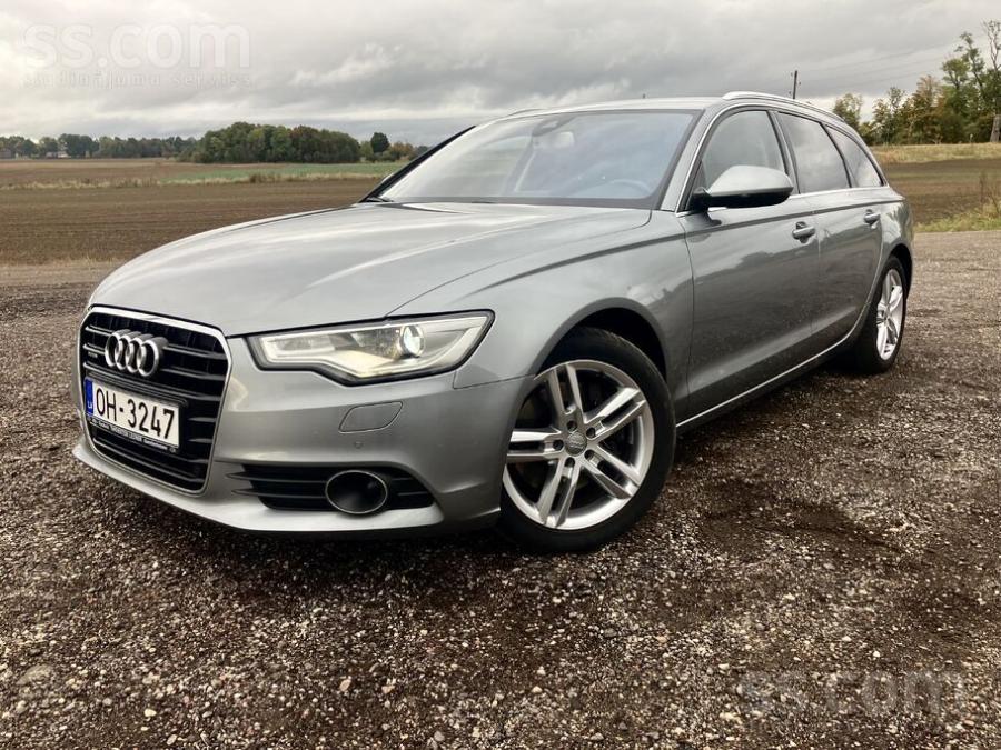 Grey Audi A6 2014 in Talsi, with an engine capacity of 3.00 L and mileage of 251 thousand km for 12500 €, photo 8 on AUTOMOTO.COM.LV