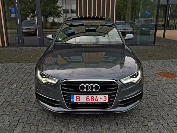 Grey Audi A6 2014 in Riga, with an engine capacity of 3.00 L and mileage of 211 thousand km for 15100 €, photo 3 on AUTOMOTO.COM.LV