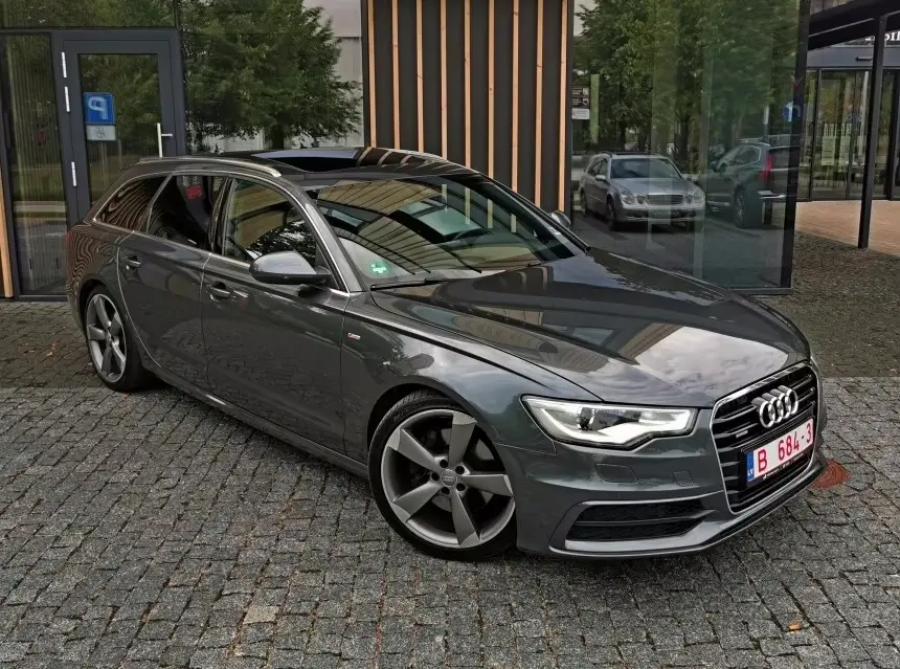 Grey Audi A6 2014 in Riga, with an engine capacity of 3.00 L and mileage of 211 thousand km for 15100 €, photo 5 on AUTOMOTO.COM.LV
