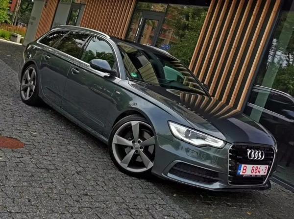 Grey Audi A6 2014 in Riga, with an engine capacity of 3.00 L and mileage of 211 thousand km for 15100 €, photo 5 on AUTOMOTO.COM.LV
