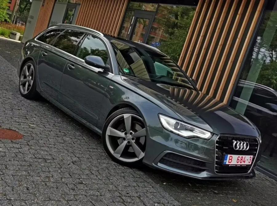 Grey Audi A6 2014 in Riga, with an engine capacity of 3.00 L and mileage of 211 thousand km for 15100 €, photo 6 on AUTOMOTO.COM.LV