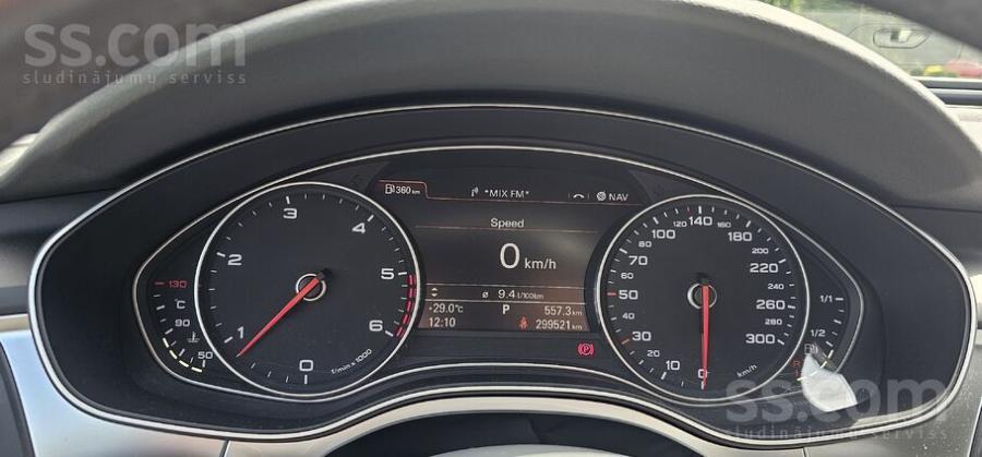 Grey Audi A6 2014 in Riga, with an engine capacity of 3.00 L and mileage of 300 thousand km for 10000 €, photo 12 on AUTOMOTO.COM.LV