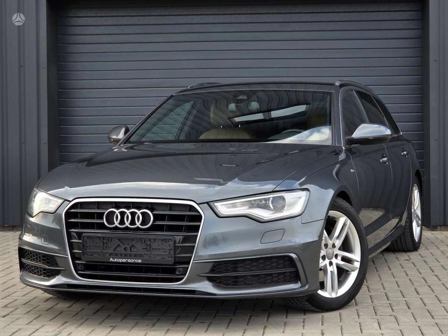 Pelēks Audi A6 2014 Kauņa, ar dzinēja tilpumu 2.00 L un nobraukumu 300 tūkst. km par 10850 €, foto 5 vietnē AUTOMOTO.COM.LV