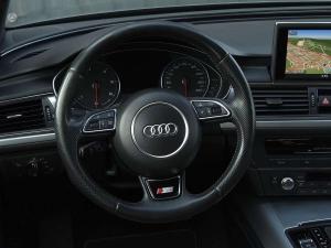 Pelēks Audi A6 2014 Kauņa, ar dzinēja tilpumu 2.00 L un nobraukumu 300 tūkst. km par 10850 €, foto 9 vietnē AUTOMOTO.COM.LV