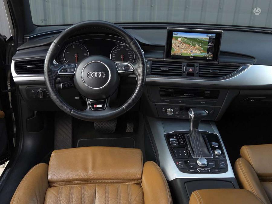 Pelēks Audi A6 2014 Kauņa, ar dzinēja tilpumu 2.00 L un nobraukumu 300 tūkst. km par 10850 €, foto 17 vietnē AUTOMOTO.COM.LV
