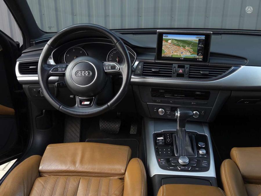Pelēks Audi A6 2014 Kauņa, ar dzinēja tilpumu 2.00 L un nobraukumu 300 tūkst. km par 10850 €, foto 24 vietnē AUTOMOTO.COM.LV