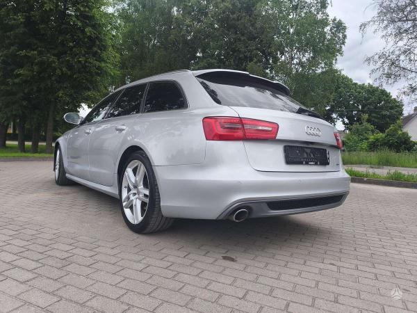 Grey Audi A6 2014 in Utena, with an engine capacity of 2.97 L and mileage of 270 thousand km for 9900 €, photo 5 on AUTOMOTO.COM.LV