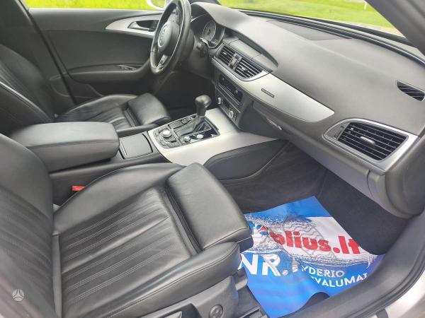 Grey Audi A6 2014 in Utena, with an engine capacity of 2.97 L and mileage of 270 thousand km for 9900 €, photo 10 on AUTOMOTO.COM.LV