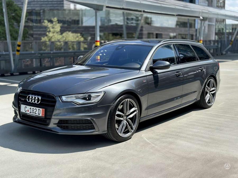 Grey Audi A6 2014 in Vilnius, with an engine capacity of 2.97 L and mileage of 255 thousand km for 10500 €, photo 1 on AUTOMOTO.COM.LV