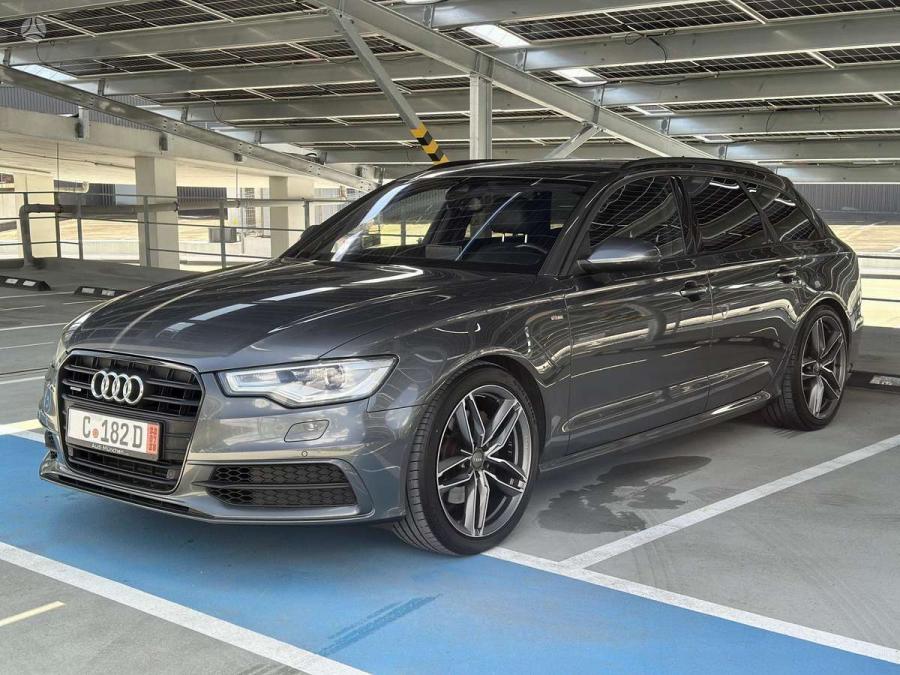 Grey Audi A6 2014 in Vilnius, with an engine capacity of 2.97 L and mileage of 255 thousand km for 10500 €, photo 3 on AUTOMOTO.COM.LV