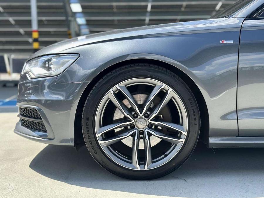 Grey Audi A6 2014 in Vilnius, with an engine capacity of 2.97 L and mileage of 255 thousand km for 10500 €, photo 5 on AUTOMOTO.COM.LV